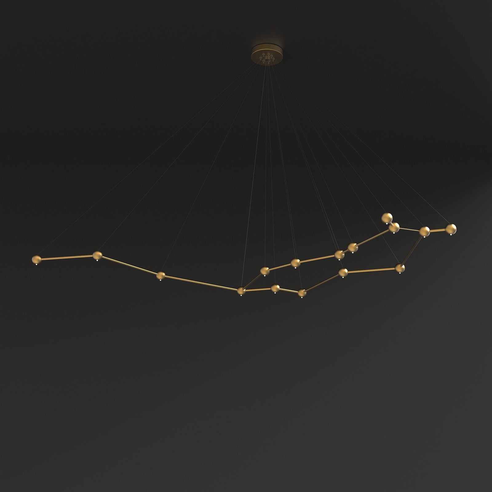Aquarius Zodiac Constellation Light | Richard Clarkson Studio